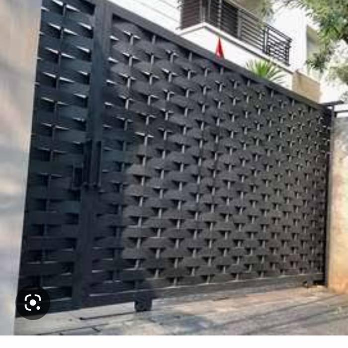 Jual pagar/ gerbang besi anyaman plat - Kab. Bekasi - sanusilas | Tokopedia