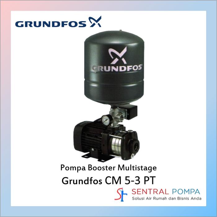Jual Pompa Booster Multistage Grundfos CM 5-3 PT - Kota Bandung ...