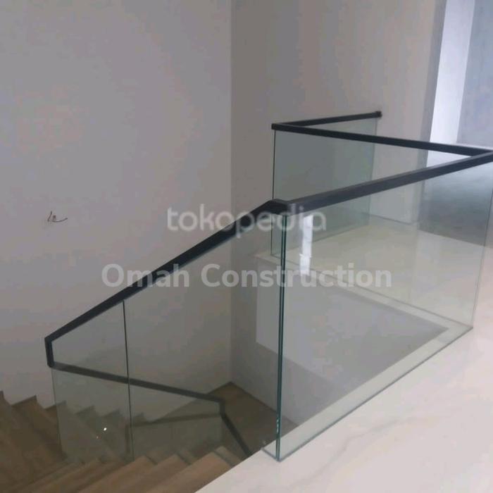 Jual Pelunasan Railing Kaca Tmp 10 mm Tanam Besi Galvanis Tn. Hendro ...