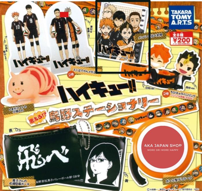 Jual Haikyuu Karasuno Volleyball Team Members Stationery Ruler Hinata ...