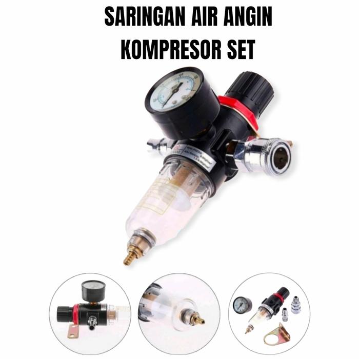 Jual AIR FILTER REGULATOR COMPRESOR SARINGAN UDARA ANGIN KOMPRESOR SET ...