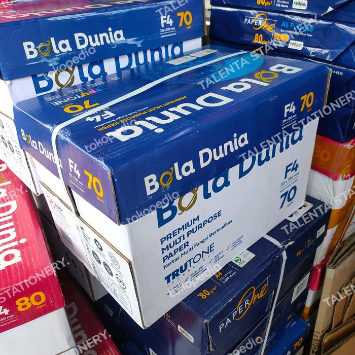 Jual [1BOX isi 5 rim ] kertas HVS ukuran F4/ folio sesuai photo harga ...