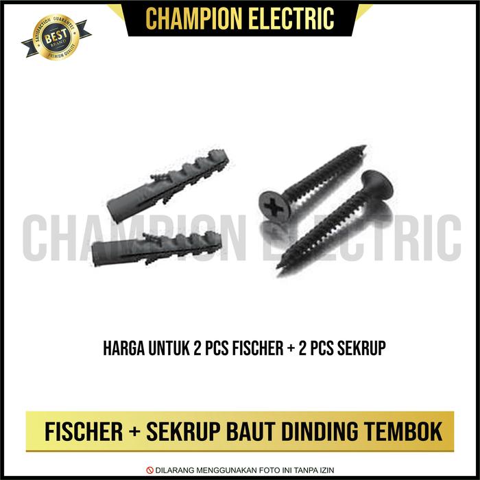 Jual Fisher Sekrup Baut Dinding Tembok - Jakarta Barat - Champion Electric | Tokopedia