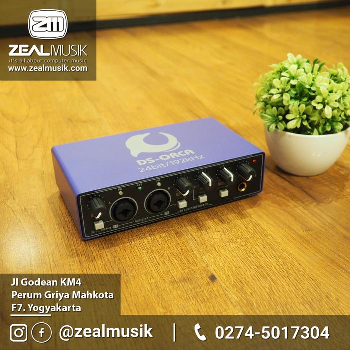 Jual Dolphin Sound DS ORCA MK2 USB Soundcard Audio Interface - Zeal ...