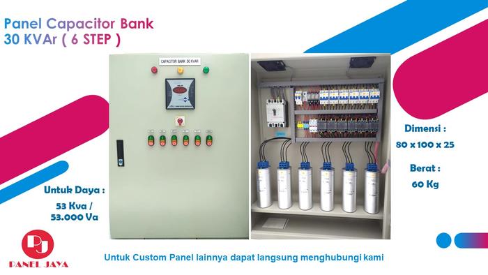 Jual Panel Kapasitor Bank 30 KVAr (6 Step) - Jakarta Barat - Panel Jaya Electric | Tokopedia