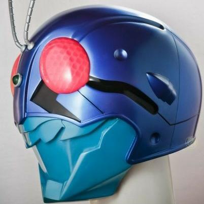 Jual helm half face SNI custom karakter Kamen rider Ichigo - Kab ...