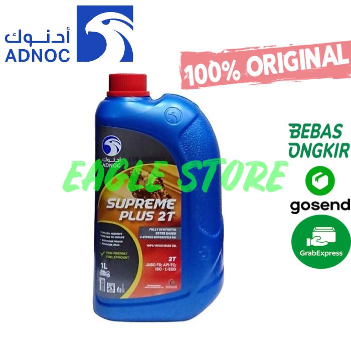 Promo ADNOC Oli Samping SUPREME PLUS 2T 1L FULL SYNTHETIC RACING ...