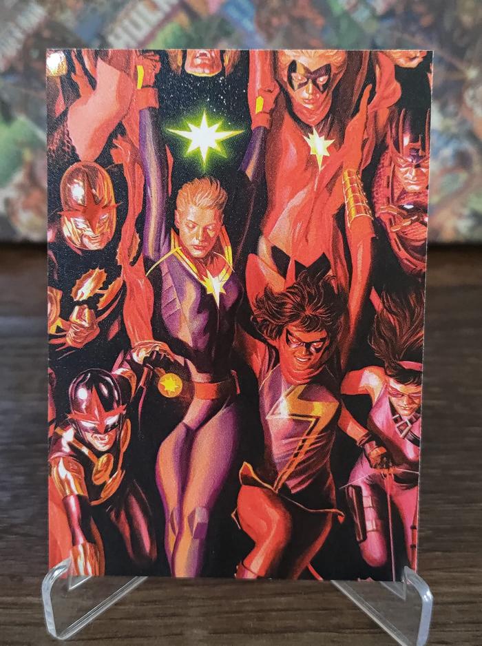 Jual Marvel Anniversary Captain Marvel Carol Denver Alex Ross Trading ...