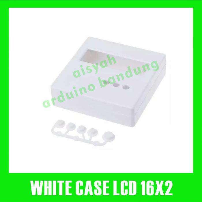 Promo White Case LCD Character 1602 16x2 1602 16*2 16 x 2 Casing Box ... Promo White Case LCD Character 1602 16x2 1602 16*2 16 x 2 Casing Box ...