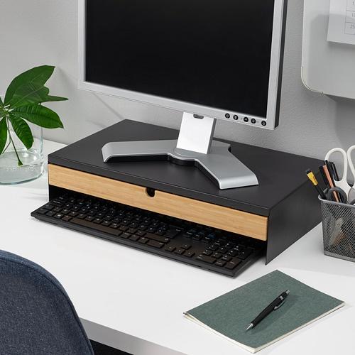 Jual Meja monitor dengan laci Monitor stand with drawer meja portable ...