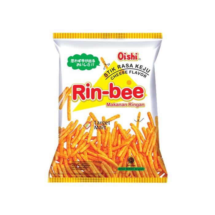Jual Oishi Rin-bee Makanan Ringan Stik Rasa Keju Gurih dan Renyah ...