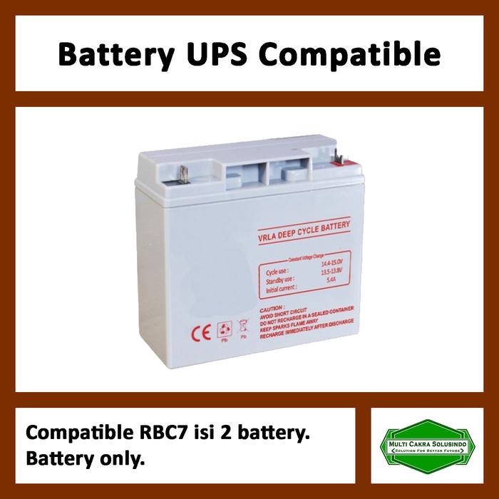 Jual Battery UPS APC RBC7 Compatible - Kota Tangerang - Multi Cakra ...