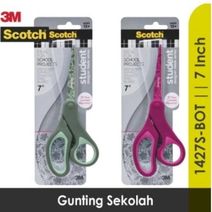 Jual Gunting Sekolah Seri 3M 1427 7"Perancang Siswa Botani Kualitas Tinggi - Jakarta Barat ...