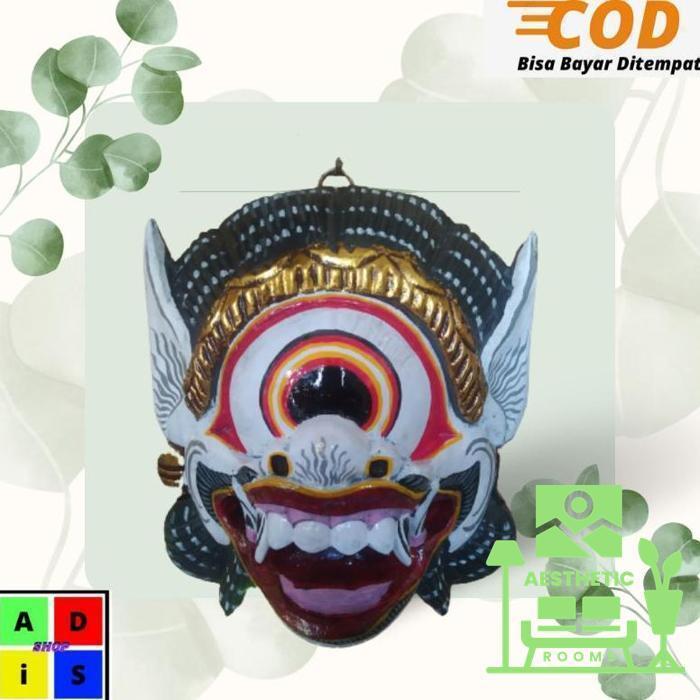 Jual topeng kayu barong boma rangda raksasa bali ukiran topeng aborigin ...