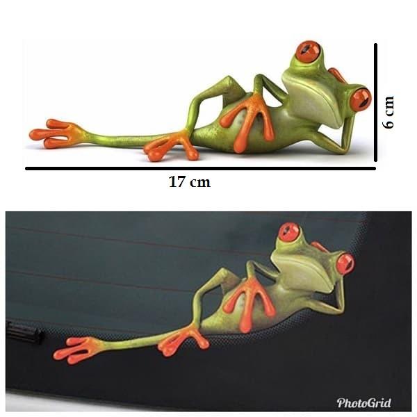 Jual Stiker Mobil Unik Lucu Printing Sticker Frog Kodok Jas Ngintip ...