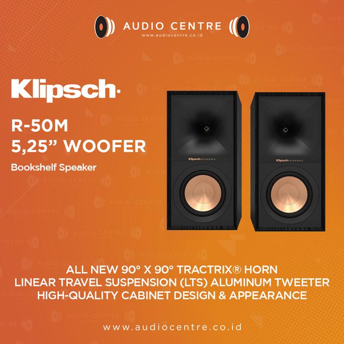 Promo Klipsch R-50M R50 M R50M Bookshelf Speaker pasif speaker Cicil 0% 3x - Jakarta Barat ...