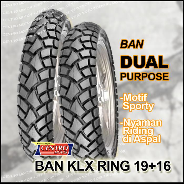 Jual BAN KLX RING 19+16 SWALLOW STREET ENDURO.2 Ban Tubeless Dual ...