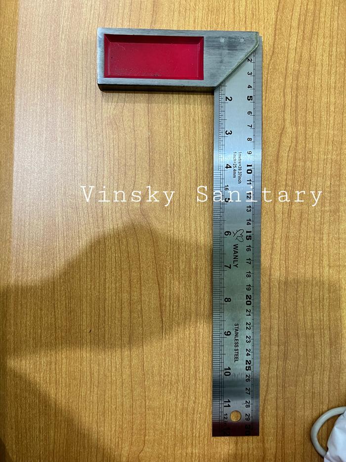 Jual Siku Meter Tebal 30 cm / Siku Tukang / Siku Bagus 12" inch Jumbo ...