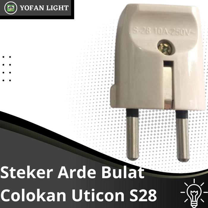 Jual Steker Arde Bulat Colokan Uticon S28 - Kota Medan - Yofan Light ...
