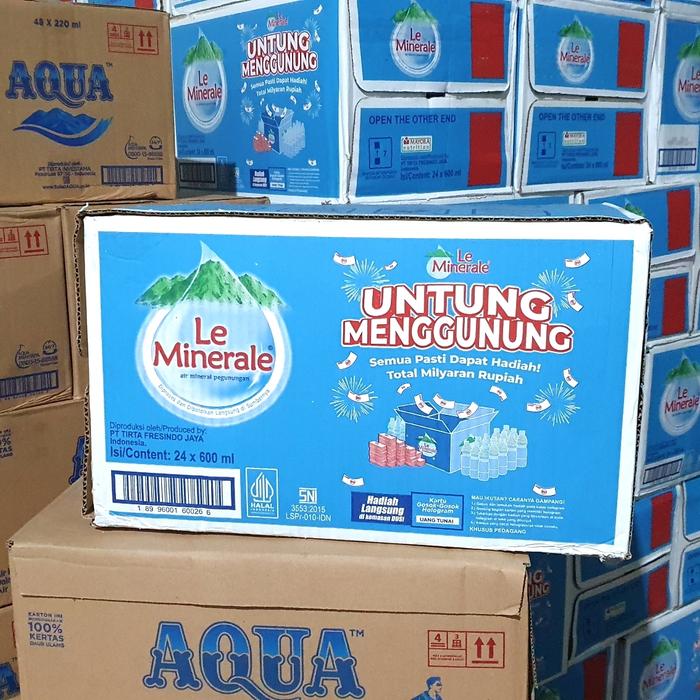 Jual CTN 24*600ML - LEMINERAL PET 600 Ml AIR LE MINERAL /GOJEK ONLY - Kab. Sidoarjo - Online2024 ...