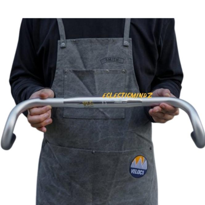 Jual veloci cheers handlebar flared drops 18 degree 31.8mm silver 420 ...