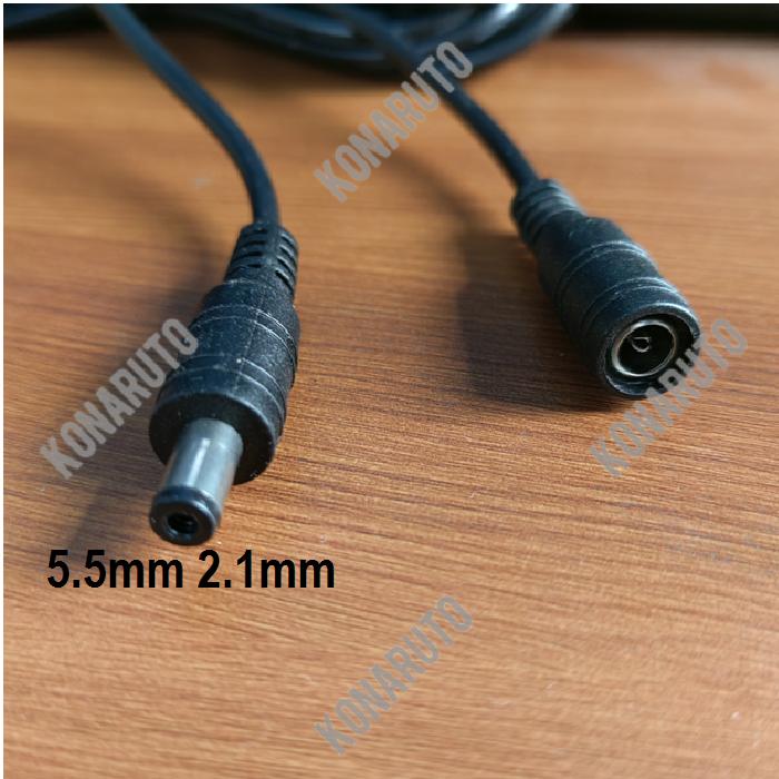 Jual Kabel Extension DC 5m Adaptor CCTV Modem Router Male Female 5.5 2. ...