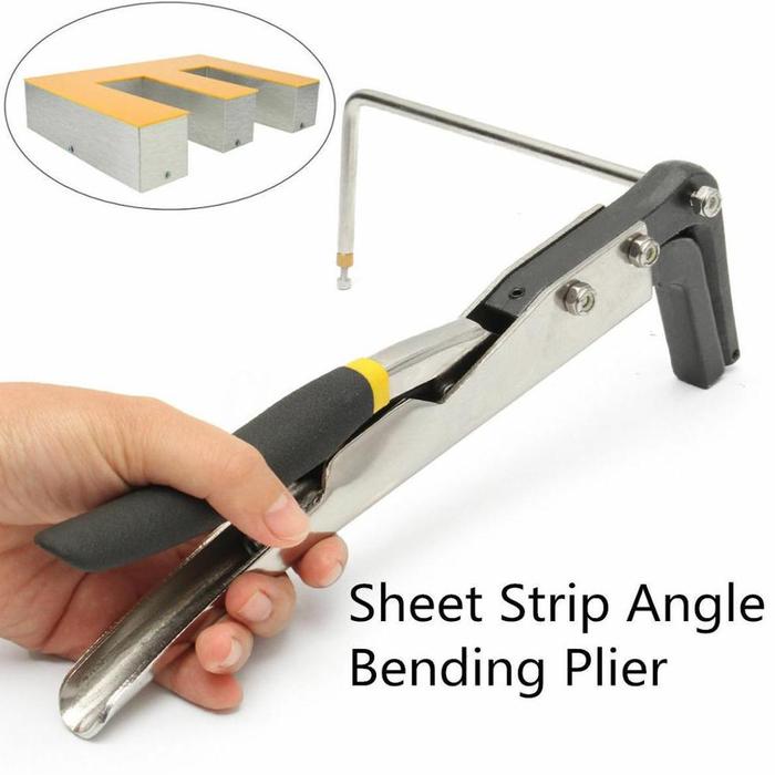 Jual Manual ArcAngle Bender Steel Plier Metal Sheet Strip Clamp Channel ...