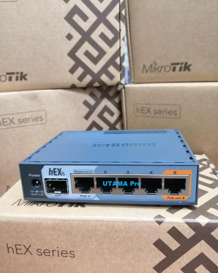 Jual MIKROTIK RB760iGS (hEX S) 5 port gigabit with SFP - Jakarta Pusat ...