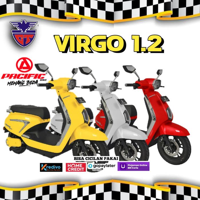Jual SEPEDA MOTOR LISTRIK PACIFIC VIRGO 1.2 GARANSI RESMI - Kota Surabaya - TOKO GARUDA TEKNIK ...