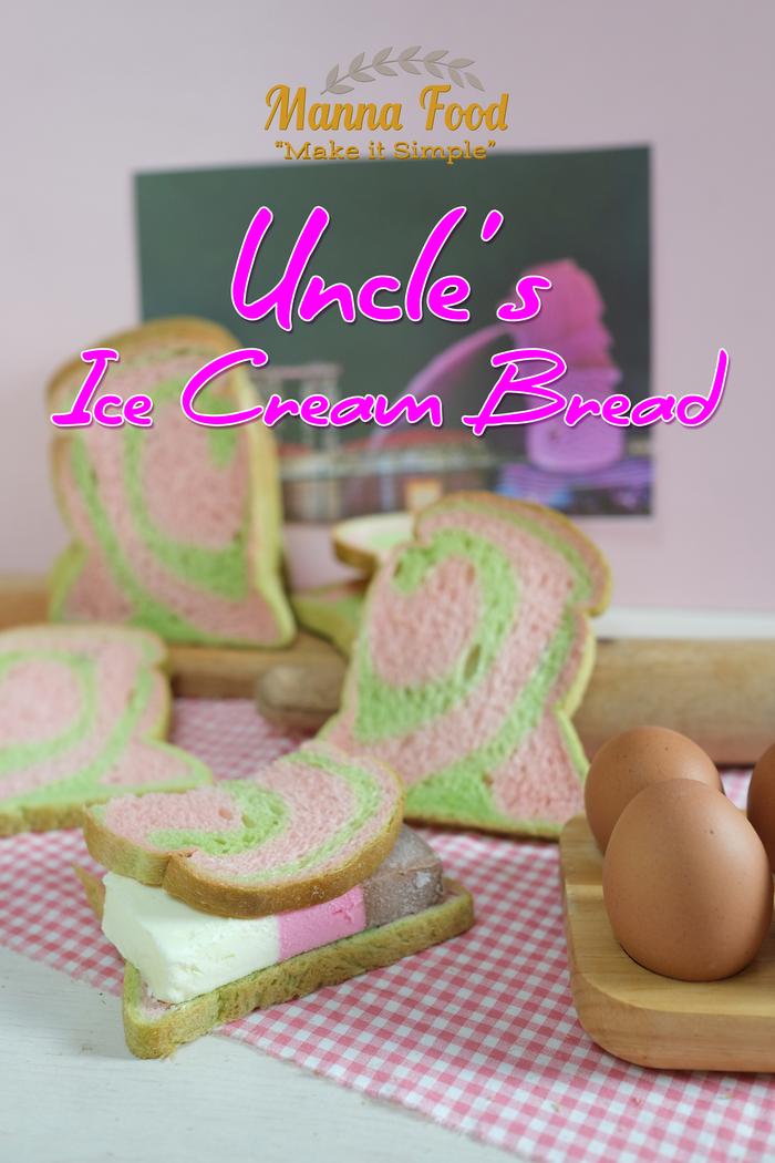 Jual Roti Es Krim Potong Uncle Singapore / Uncle's Bread Ice Cream ...