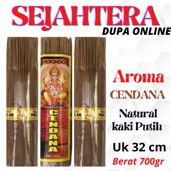 Jual Dupa Hio Wangi "CENDANA" 700gr 32cm Natural Kaki Putih Pouch ...
