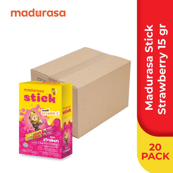 Promo CTN - Madurasa Stick Strawberry 15 gr - - Simba Official Store ...