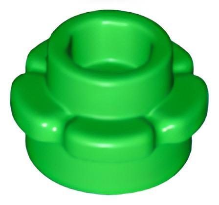 Jual LEGO Part 24866 Plate Round 1x1 with Flower Edge 5 Petals bright ...