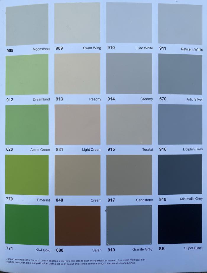 Jual Cat Tembok Interior Exterior Avitex Gold 5kg Avian Paint - 770 ...