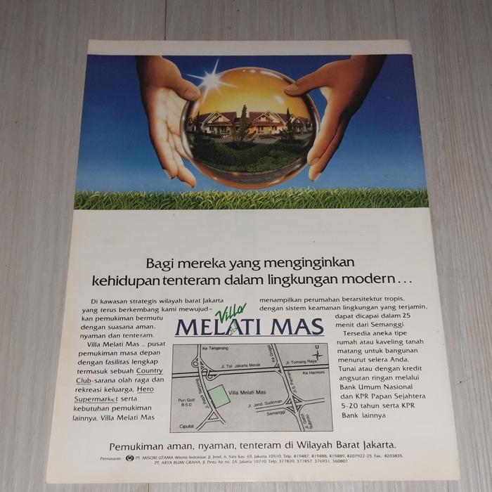 Jual Iklan Cetak Jadul Villa Melati Mas - Kota Bandung - Kawan ...