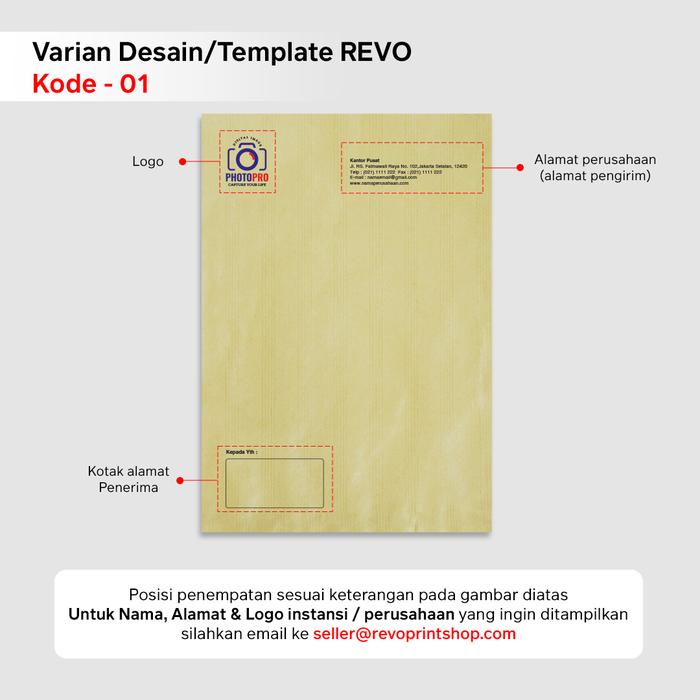 Jual Cetak Amplop F4 / Amplop F4 Folio / Amplop Coklat Folio /Amplop ...