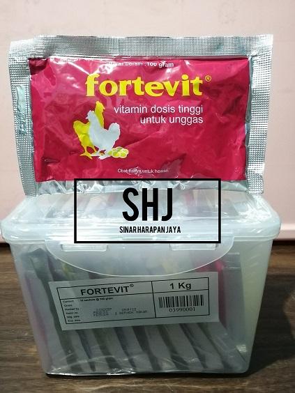 Jual FORTEVIT 100 GR (VITAMIN DOSIS TINGGI UNTUK UNGGAS) - Kota ...