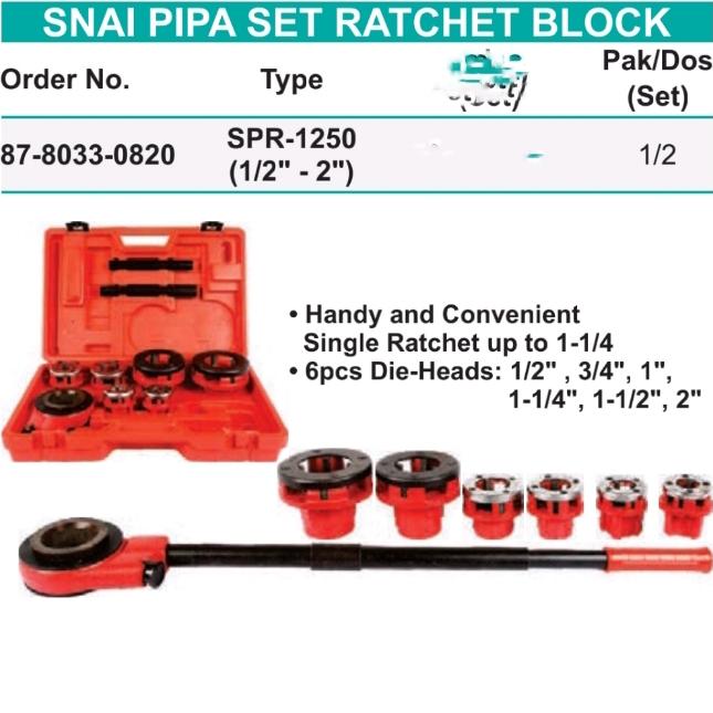Jual WIPRO- Snei Pipa Ratchet Block 1/2" - 2 Inch / SPR 1250 - Jakarta ...