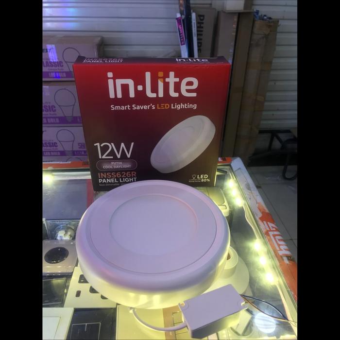 Jual LAMPU DOWNLIGHT LED OUTBOW 12 WATT INLITE IN-LITE 12W 12WATT W PANEL - Putih - Jakarta ...