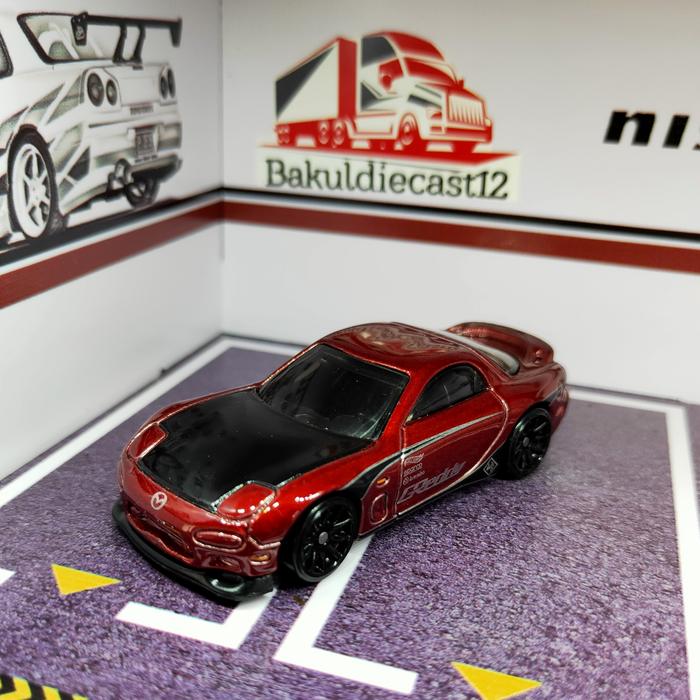 Jual HOTWHEELS 95 MAZDA RX-7 RED (New/Loose/Pack Giftpack 6/JDM) - Kab ...