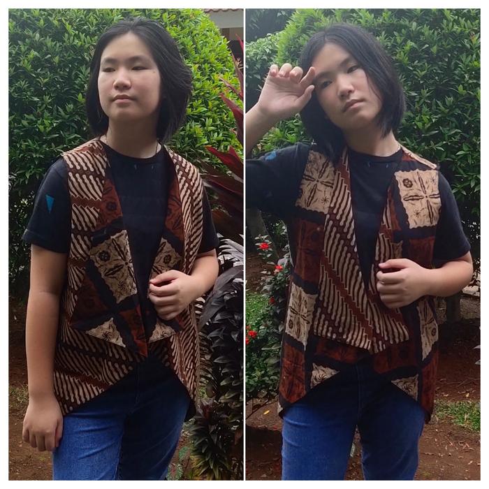 Jual Bg SALE Lesia Bolero Bolak Balik Rompi Batik Wanita - Kota ...