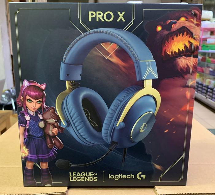 Jual Headset Logitech G PRO X Wired 7.1 Gaming League of Legends ...