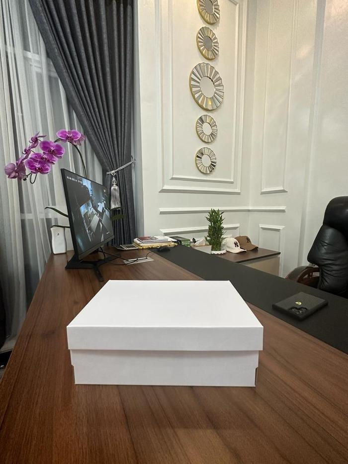 Jual Inerboox-dus-box-kotak sepatu POLOSAN putih murah isi - Kab ...