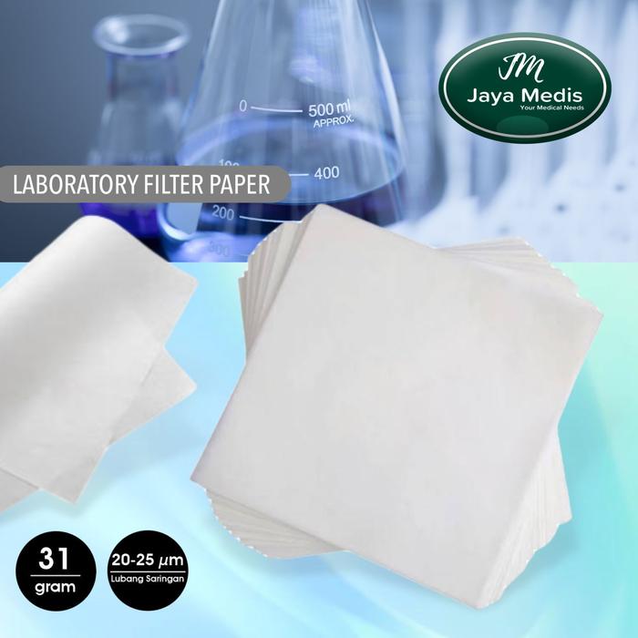 Jual KERTAS SARING KASAR LABORATORIUM LEMBARAN PUTIH 60 × 60 CM ...