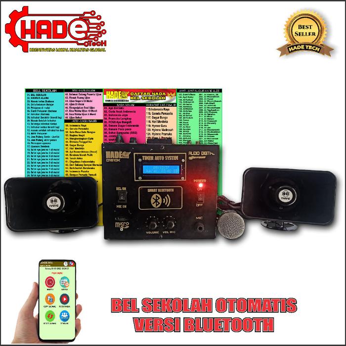 Jual BEL SEKOLAH/PABRIK TEMPEL OTOMATIS VERSI ANDROID 2 SPEAKER - Kab ...