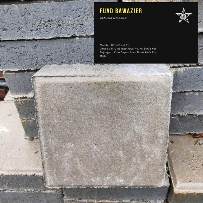 Jual paving ubin, Konblok ubin kotak, paving kotak 20x20 - Kota Depok ...