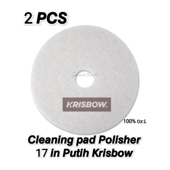 Jual PAD POLISHER KRISBOW MESIN POLES 17" CLEANING PAD ORIGINAL - Merah ...