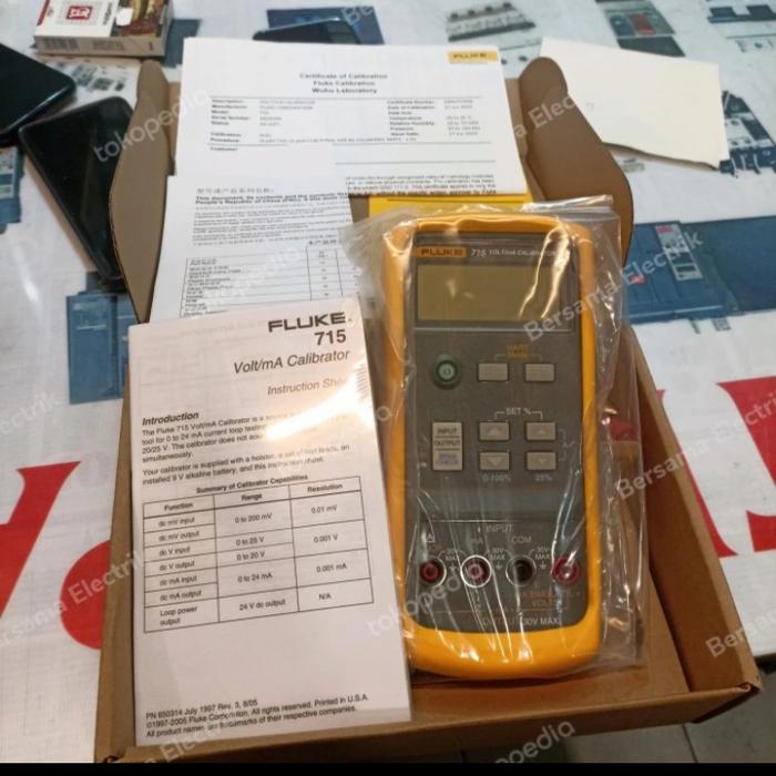Jual FLUKE 715 VOLT/MA CALIBRATOR PROCESS 710 SERIES - Jakarta Pusat - Bersama Babel Elektrik ...