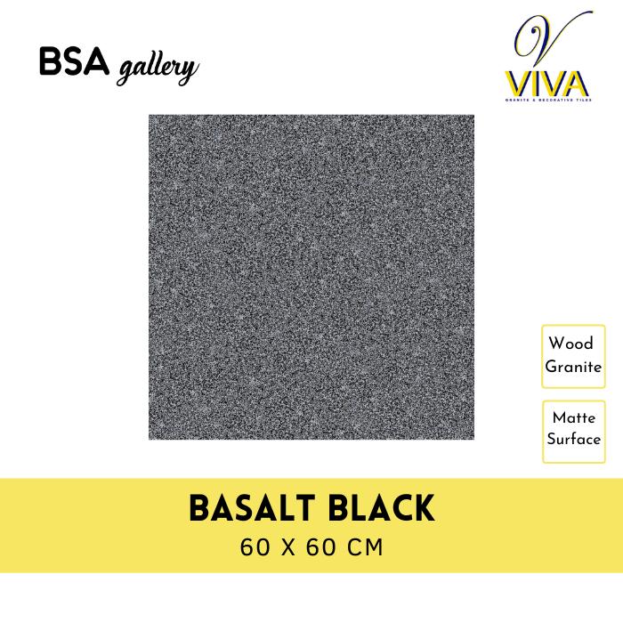 Jual GRANIT VIVA 60X60 BASALT BLACK MATTE / GRANITE TILE TERAS WC GRADE A - Kota Cimahi - BSA ...