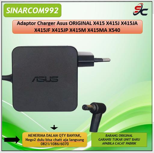 Jual Adaptor Charger Asus ORIGINAL X415 X415J X415JA X415JF X415JP ...